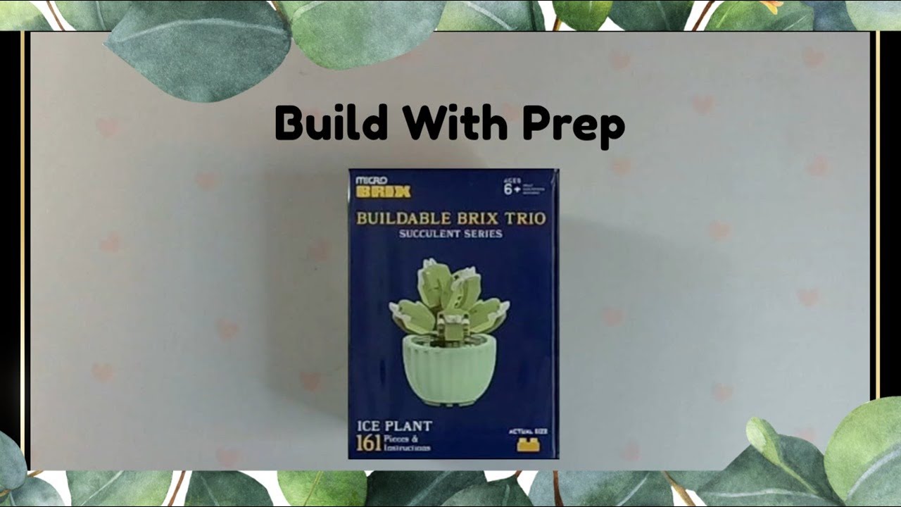 Watch Me Build! Micro Brix - Buildable Brix Trio - Succulent - Ice ...