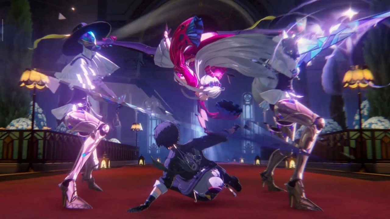 Carlotta and Rover dance fight scene || wuthering waves 2.0 - YouTube