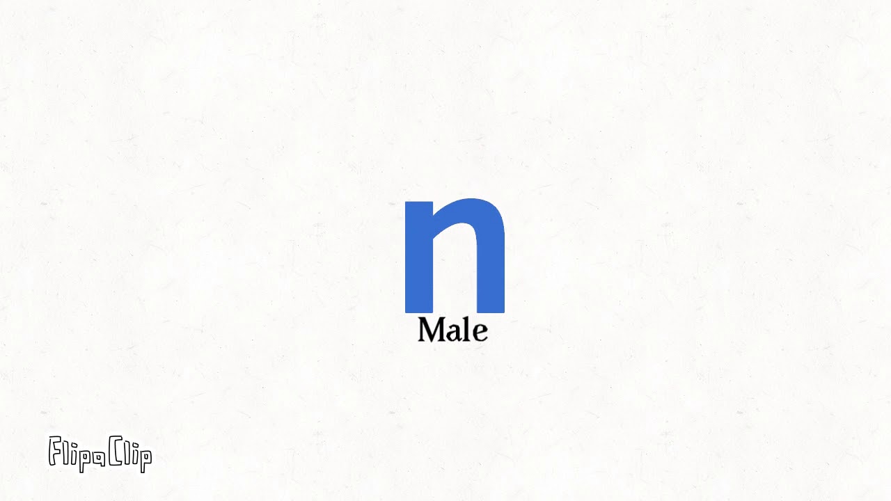 Luca Acalfoaie Letter Genders Youtube