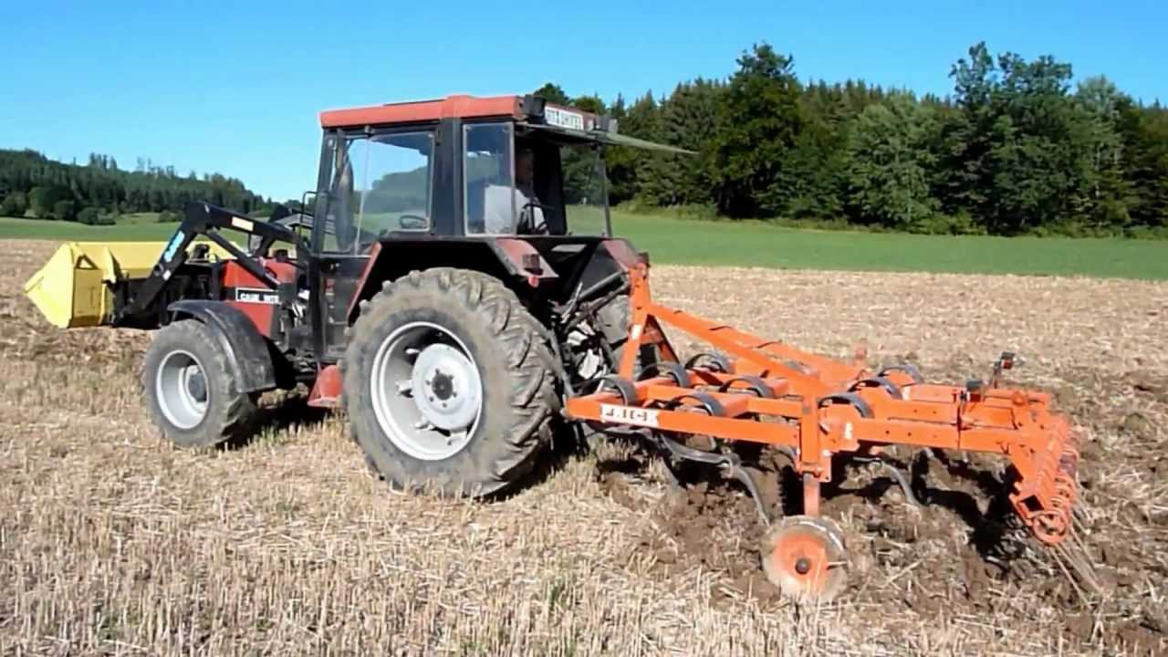 Case IH 733, Grubber, problemlos, r' namds, Holzelfingen - YouTube