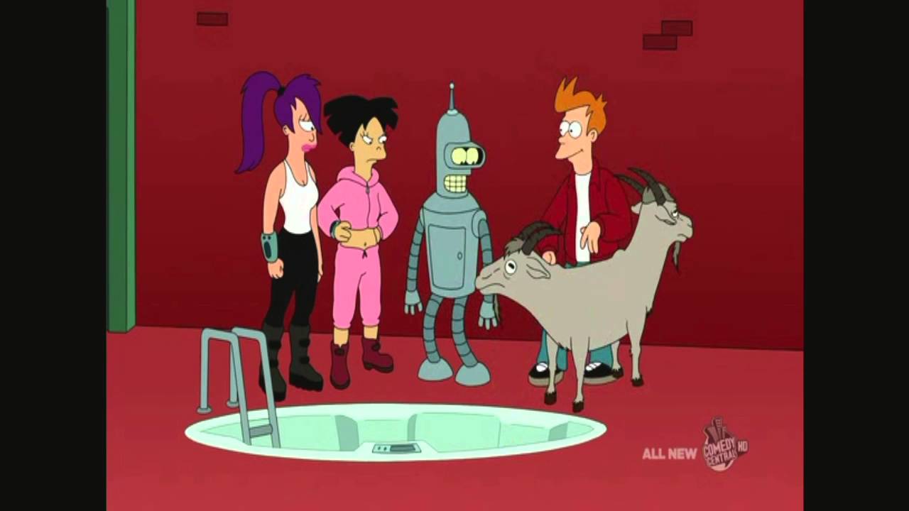 Futurama, alien goat vomit pool - YouTube