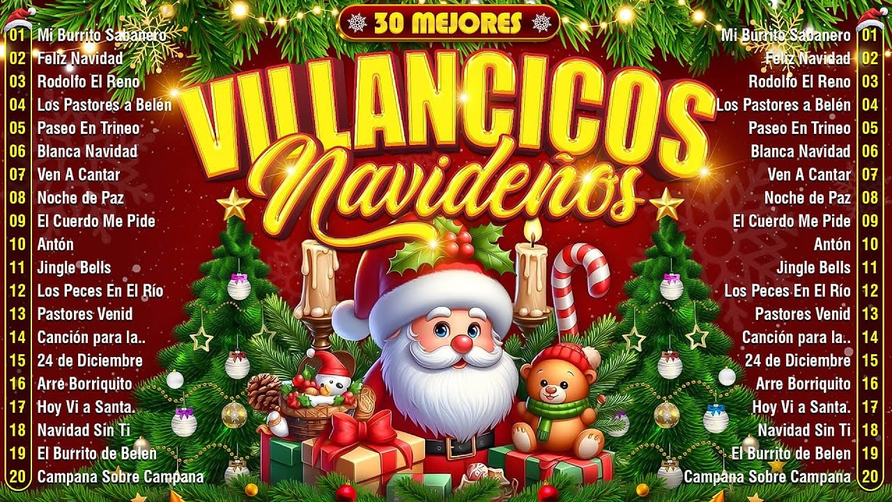 Feliz Navidad Villancico 🤶🏻 Los 50 Mejores Villancicos Navideños 🎅 ...