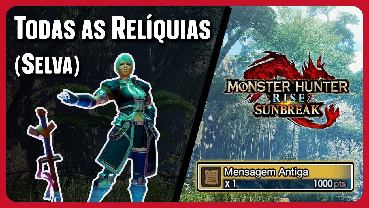 MHRS || Localização de TODAS as RELÍQUIAS (Selva) - YouTube