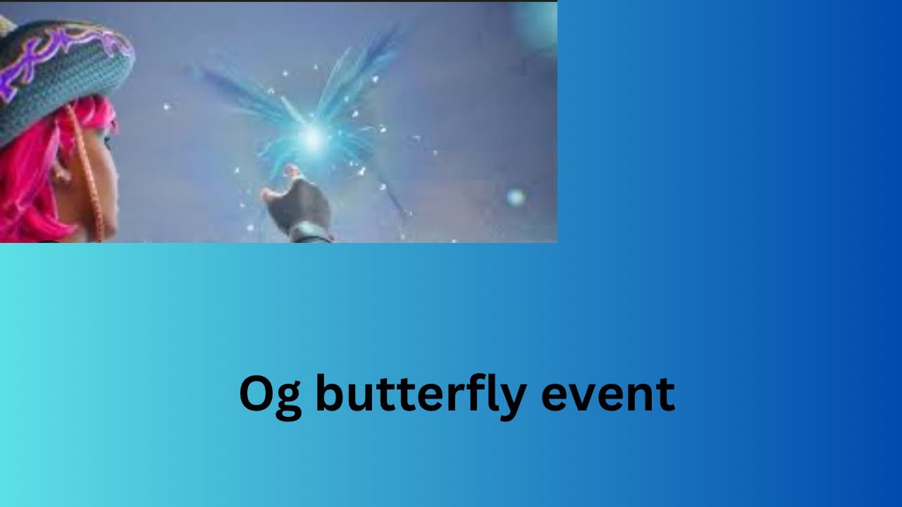 OG Butterfly Event - YouTube