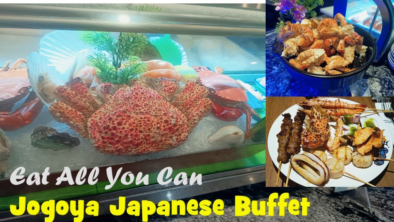 Jogoya Japanese buffet - eat all you can - YouTube