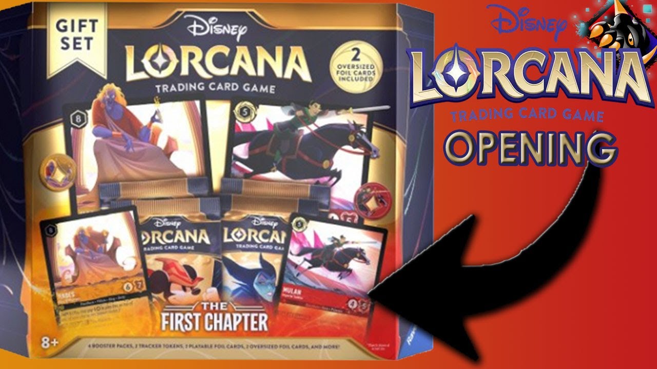 Disney's Lorcana: The First Chapter Gift Set -Box Opening! - YouTube