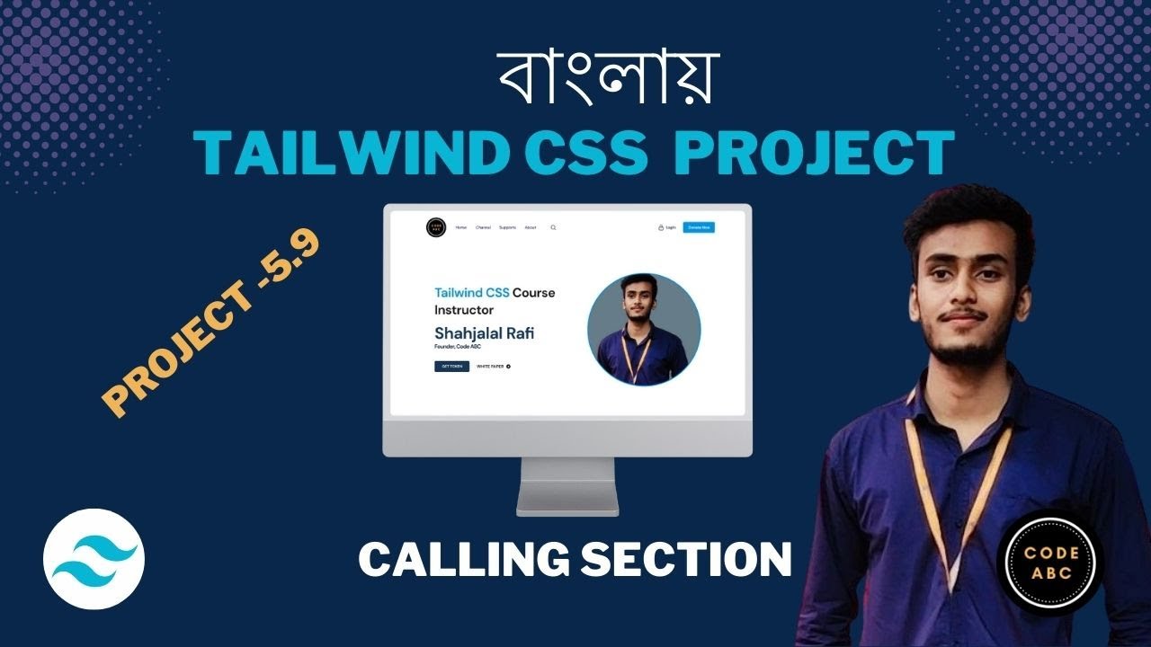 Tailwind CSS Bangla Project #5.9 Biggest Website Project Responsive ...