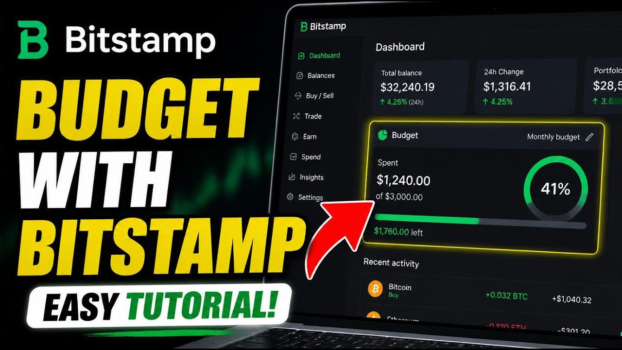 How to budget with Bitstamp - Easy Tutorial - YouTube