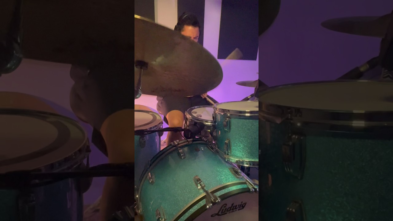 SHAKING OFF THE RUST … studio days and breaking off some grooves. Big fat snare and Ludwig drums ...