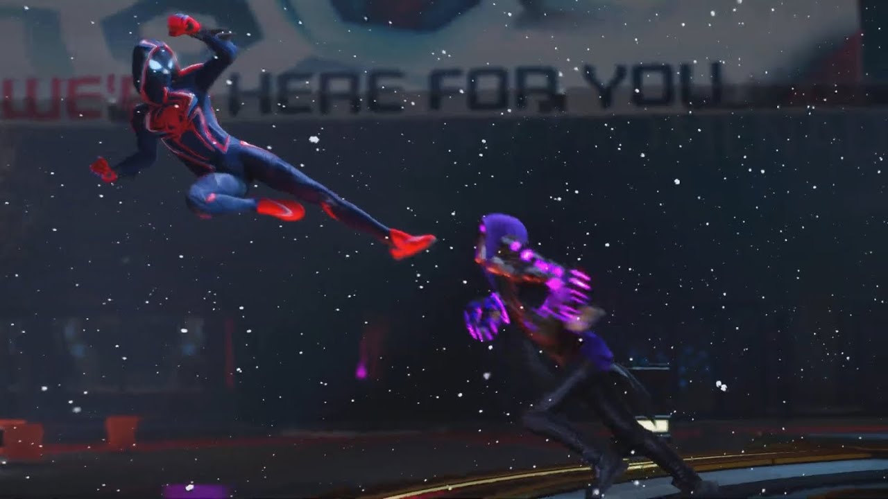 Spider-Man: Miles Morales 2099 Bulid: The Battle For Harlem Fighting ...