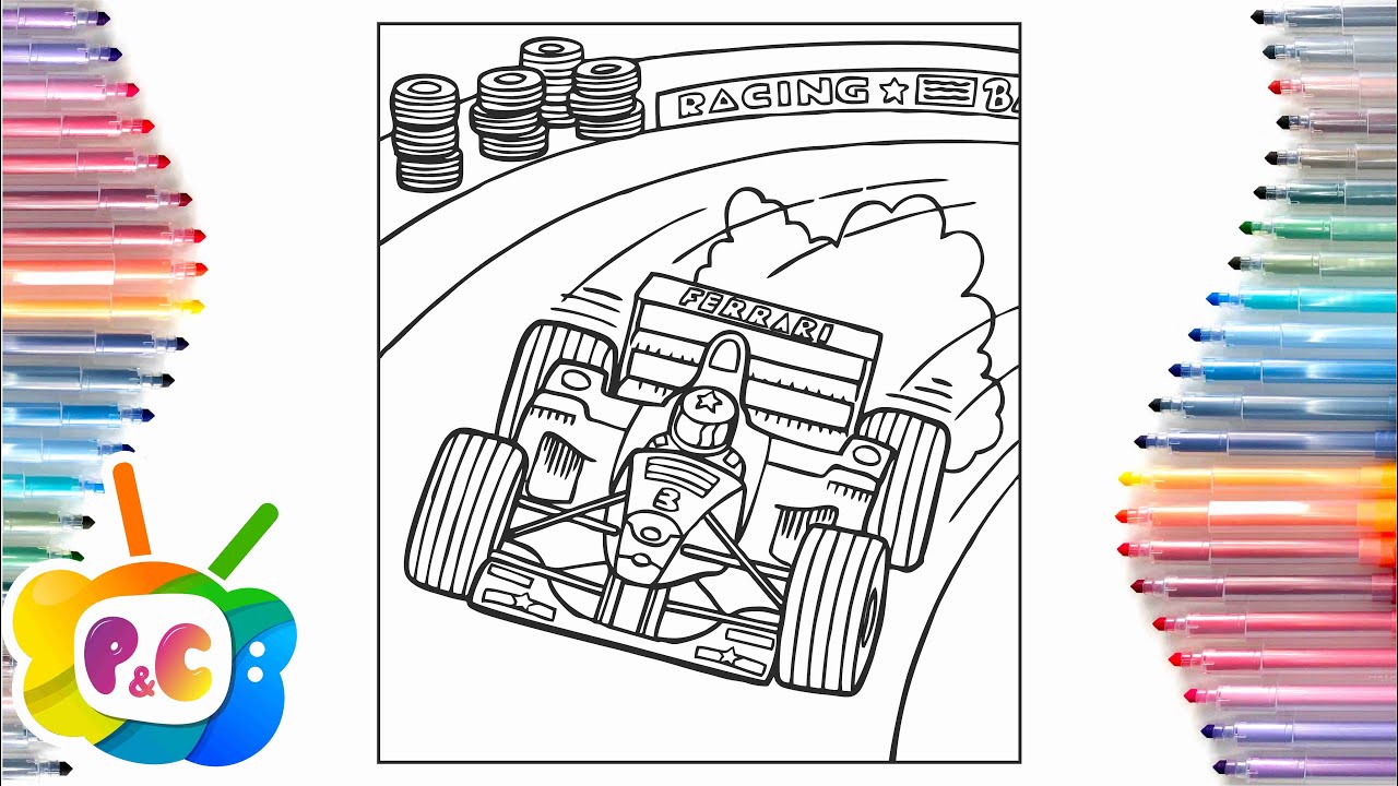Formula 1 coloring pages / Cars coloring / Razihel - Faster [NCS ...