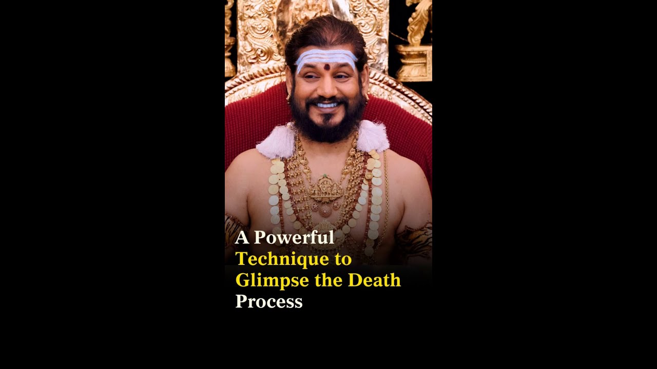 A Powerful Technique to Glimpse the Death Process - YouTube