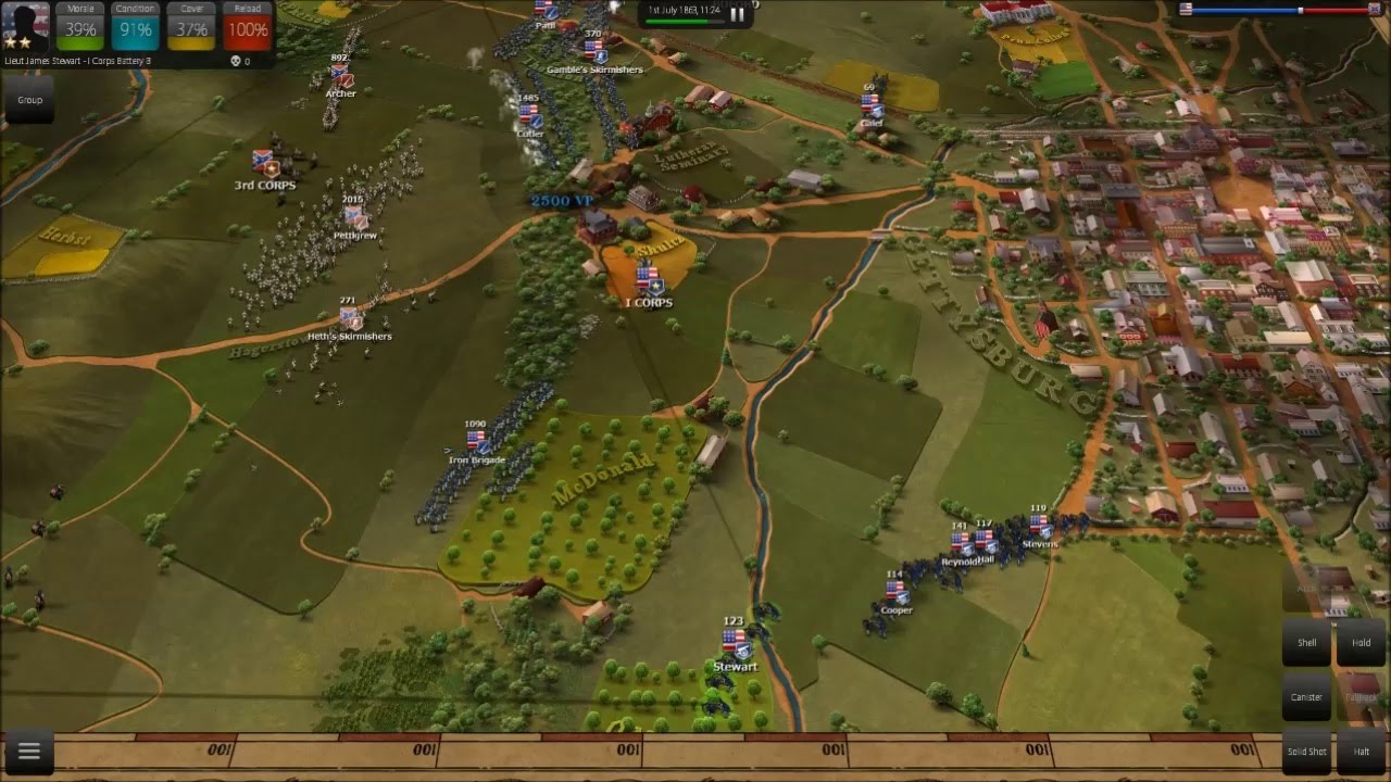 A Look At Ultimate General: Gettysburg - YouTube