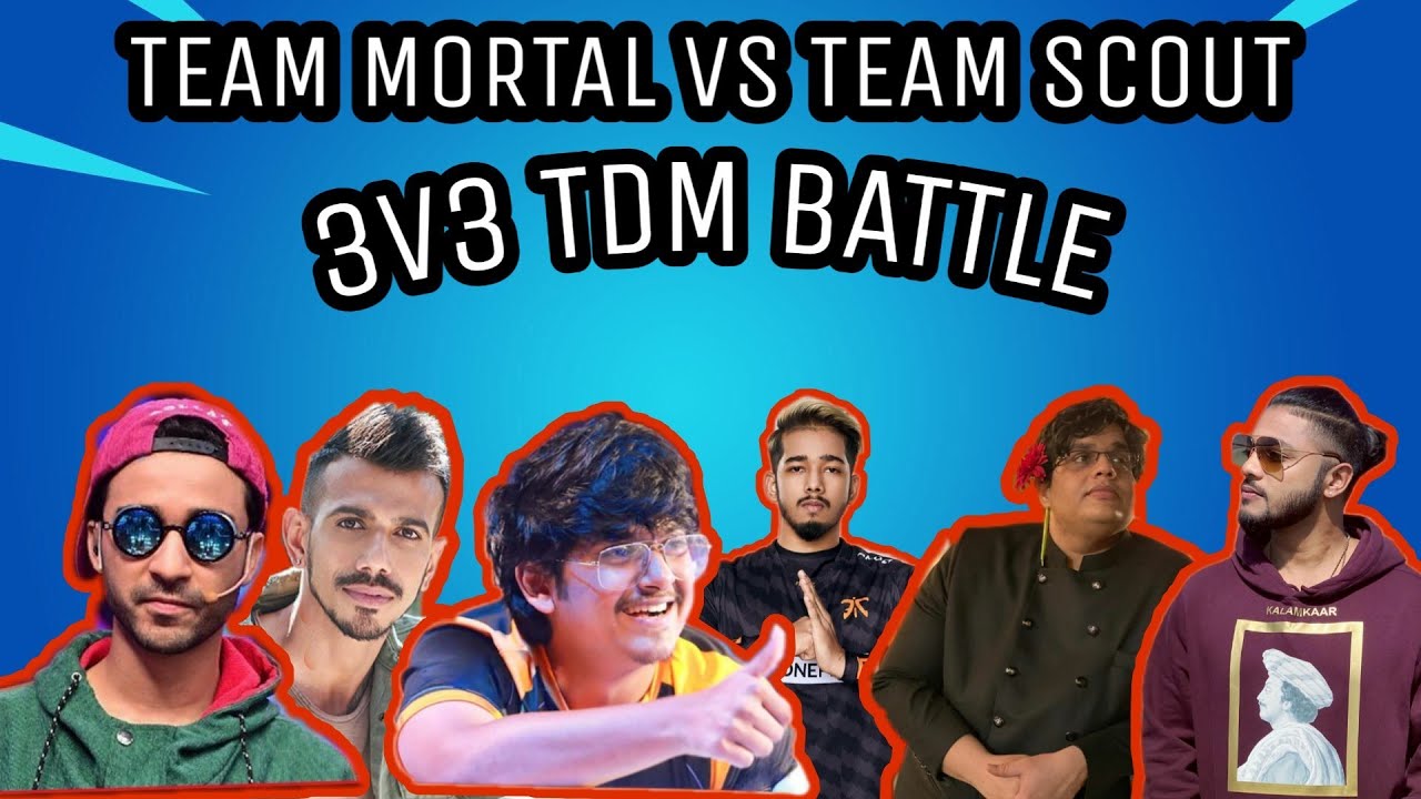 MORTAL PLAYING WITH RAFTAAR, KRSNA, SCOUT, YUZVENDRA CHAHAL, TANMAY ...