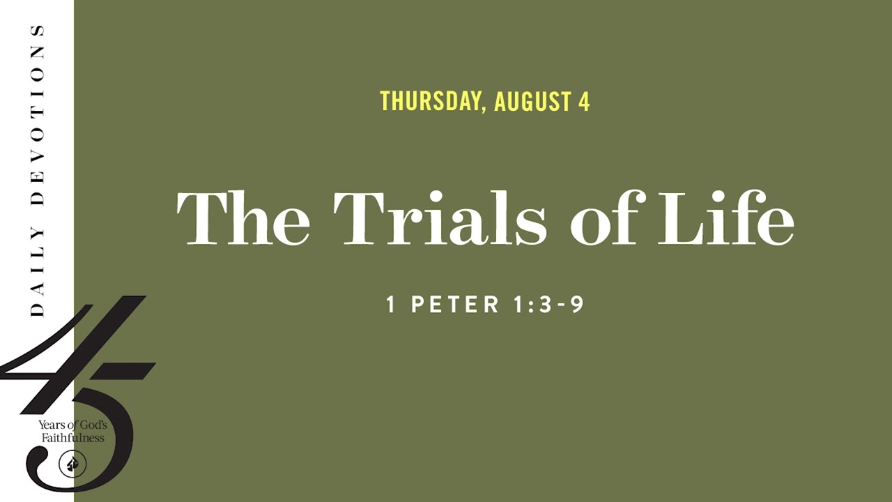 The Trials of Life – Daily Devotional - YouTube