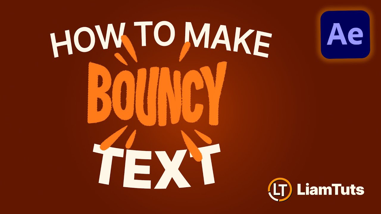 How to Make Bouncy Text in After Effects (Puppet Tool + Inertia ...