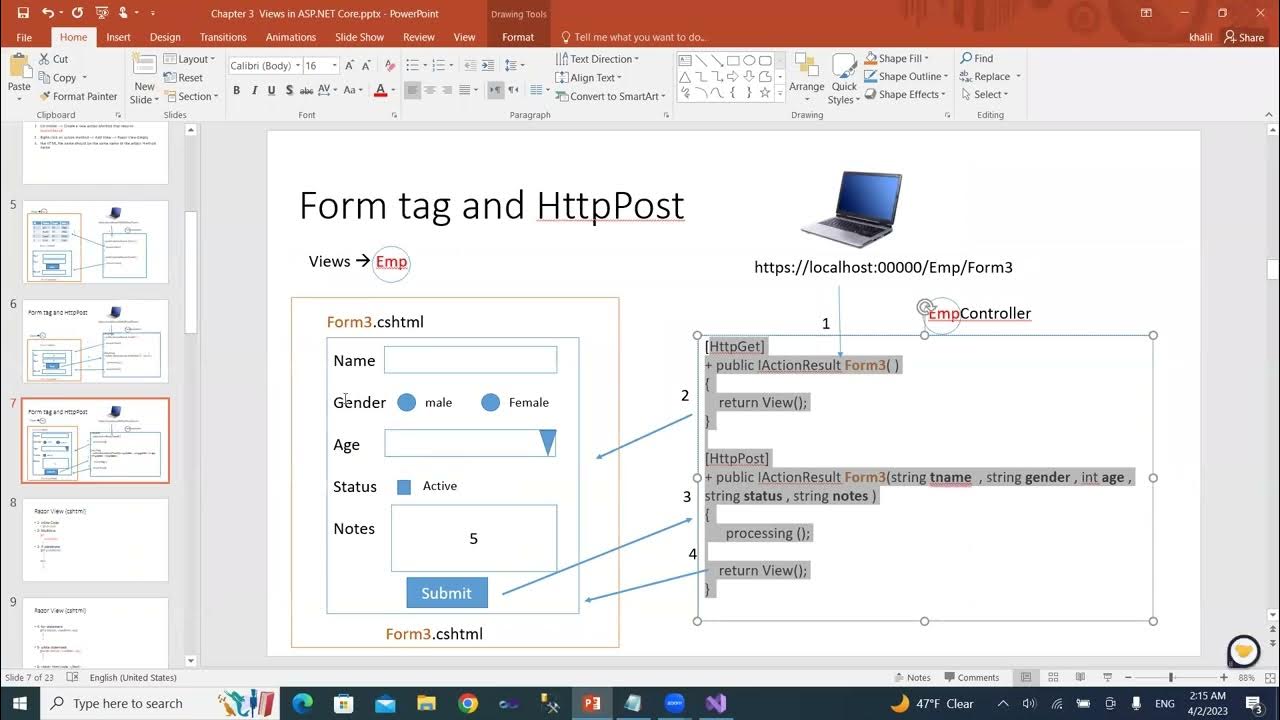 Get data from Html Controls - YouTube