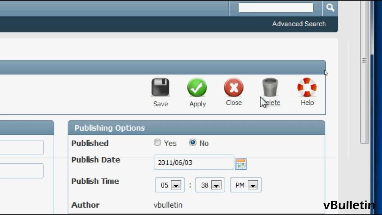 vBulletin 4 - Linking CMS Content into Template - YouTube