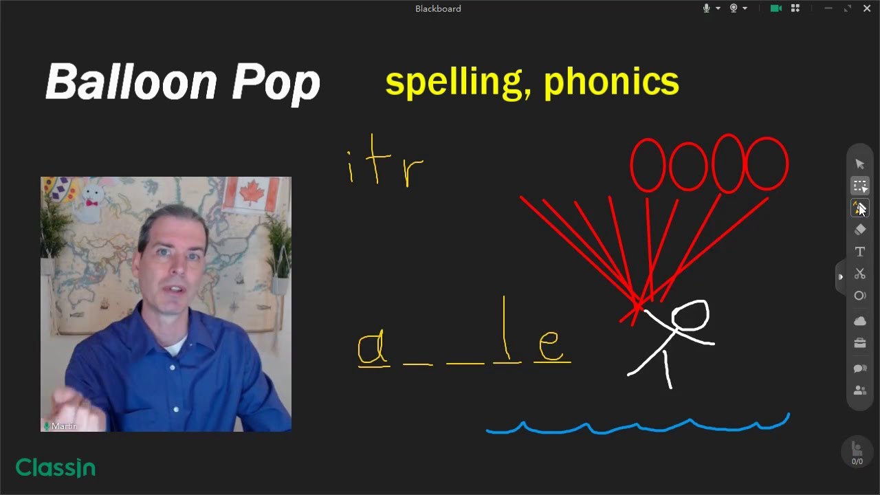 Games for ESL students: "Balloon Pop" - YouTube