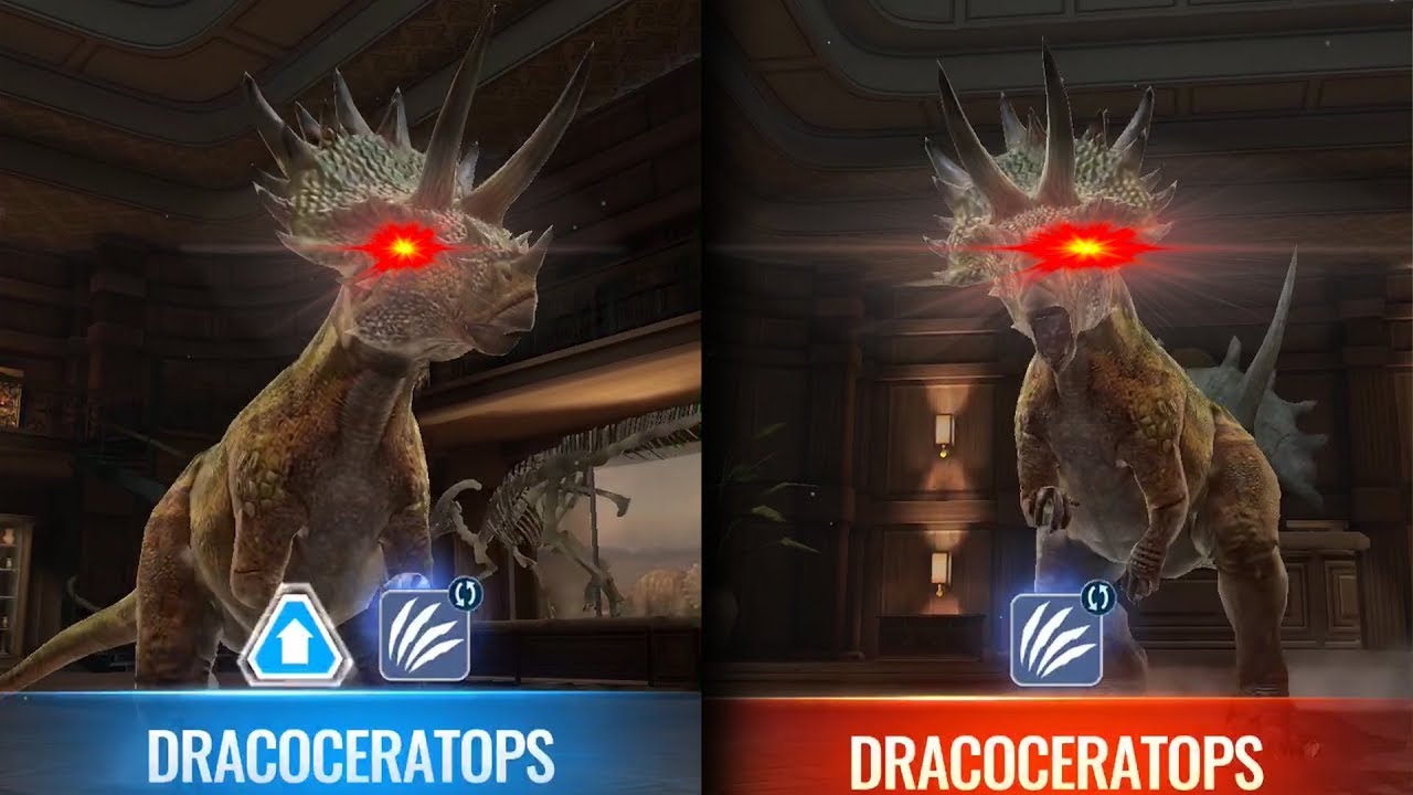 LEVEL 30 DRACOCERATOPS VS LEVEL 30 DRACOCERATOPS DOUBLE SWAP IN ...