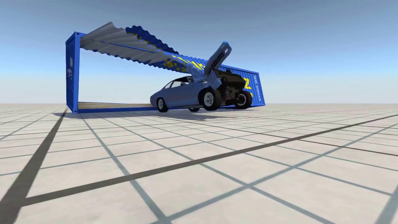 Shipping Container 40' - BeamNG.drive Prop - YouTube