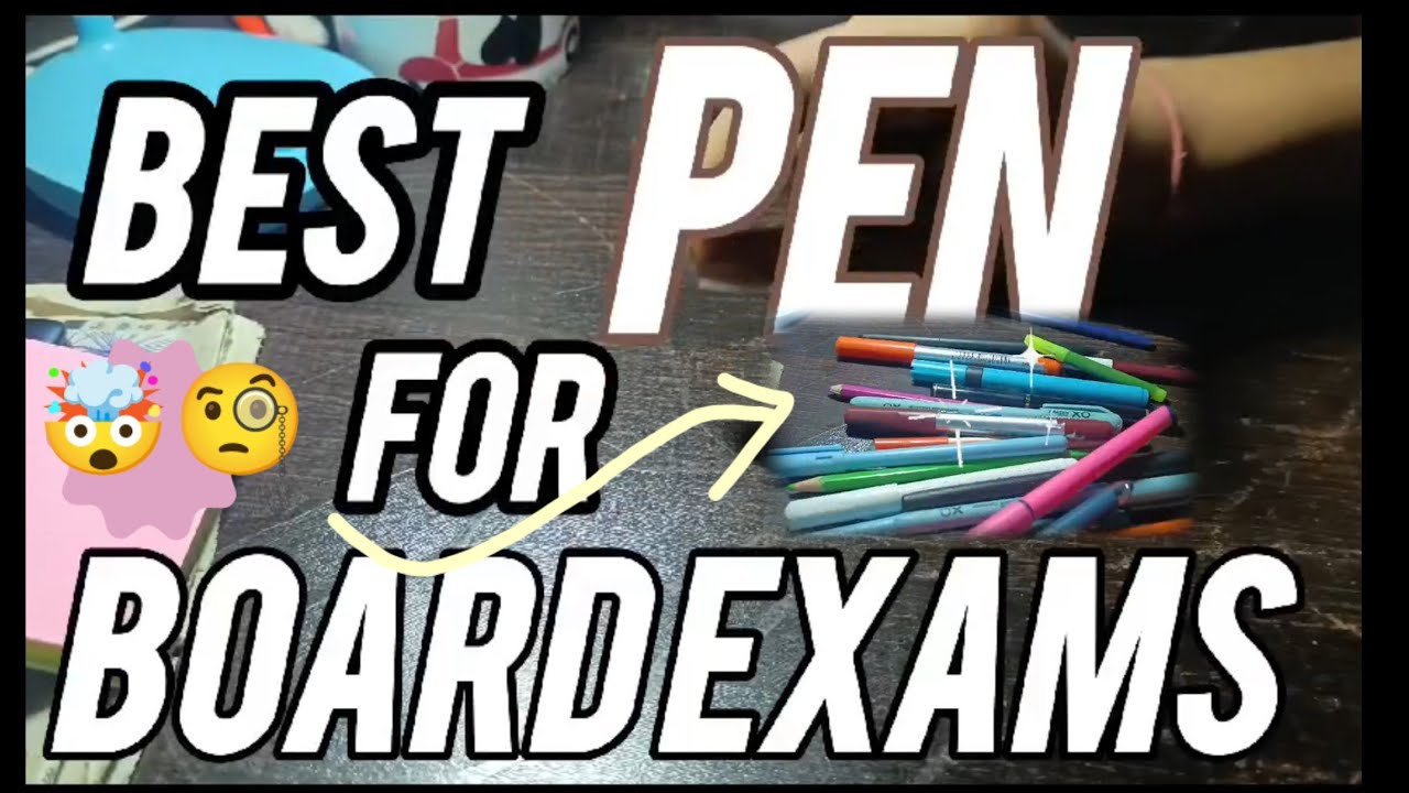 BEST 10rs PENS FOR BOARD EXAMS😱 || board exam BEST 6 PEN ‼️ #boardexam ...