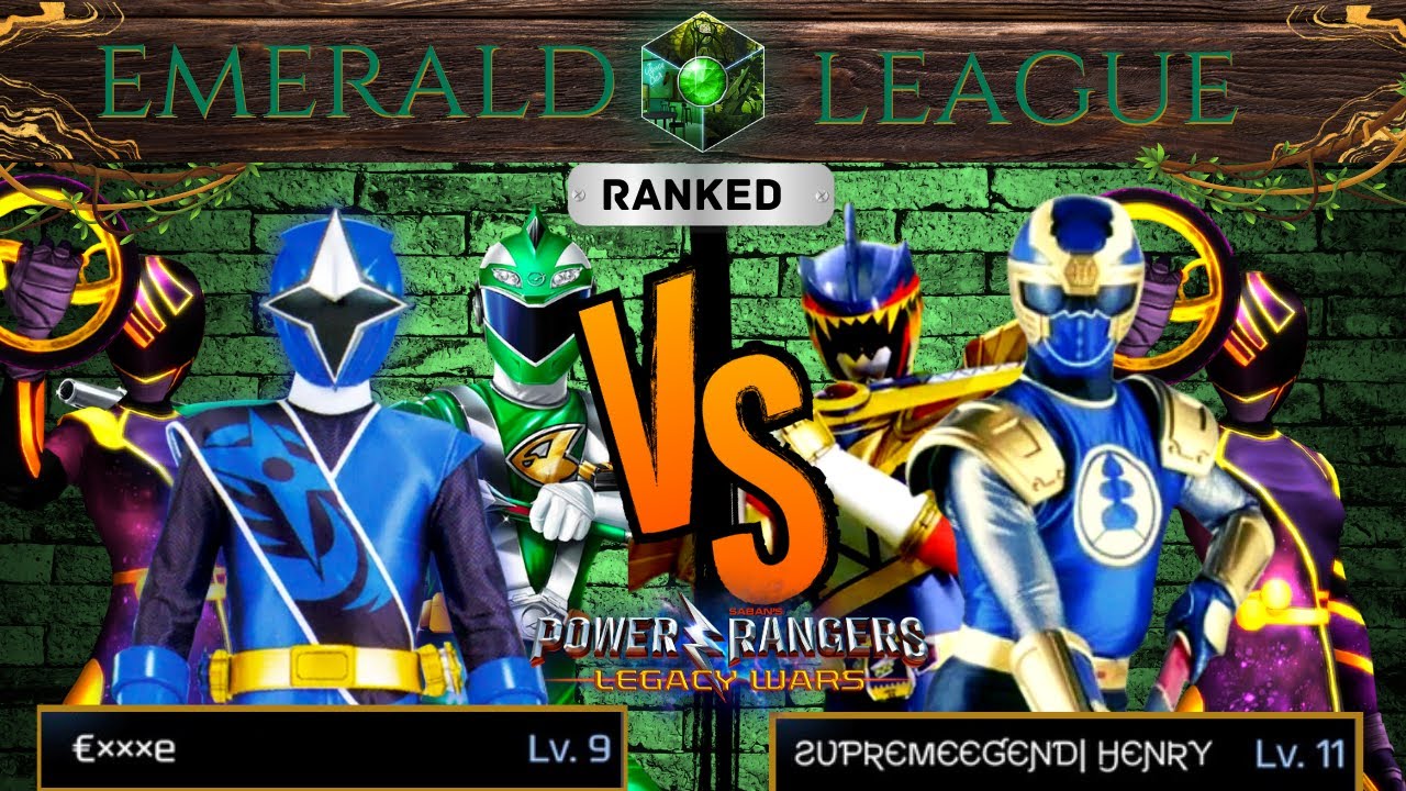 Power Rangers Legacy Wars | Ranked Emerald League Battle | Preston Tien ...