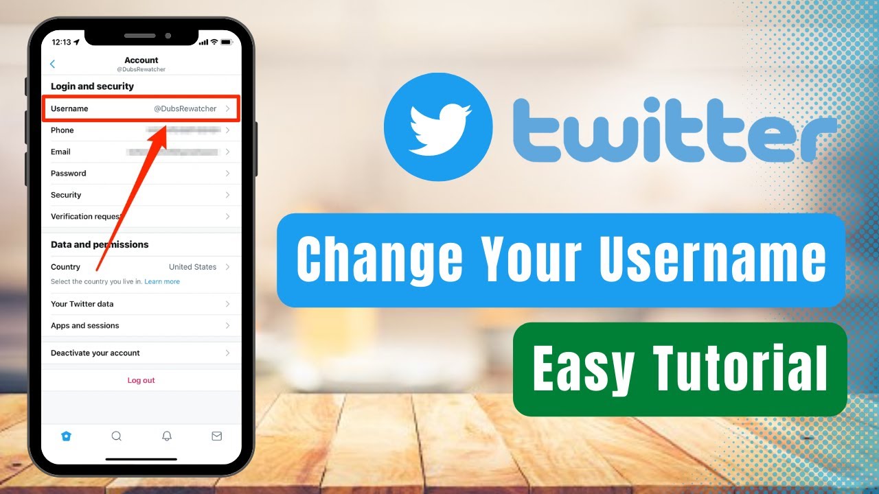How to Change Your Username on Twitter App ! - YouTube
