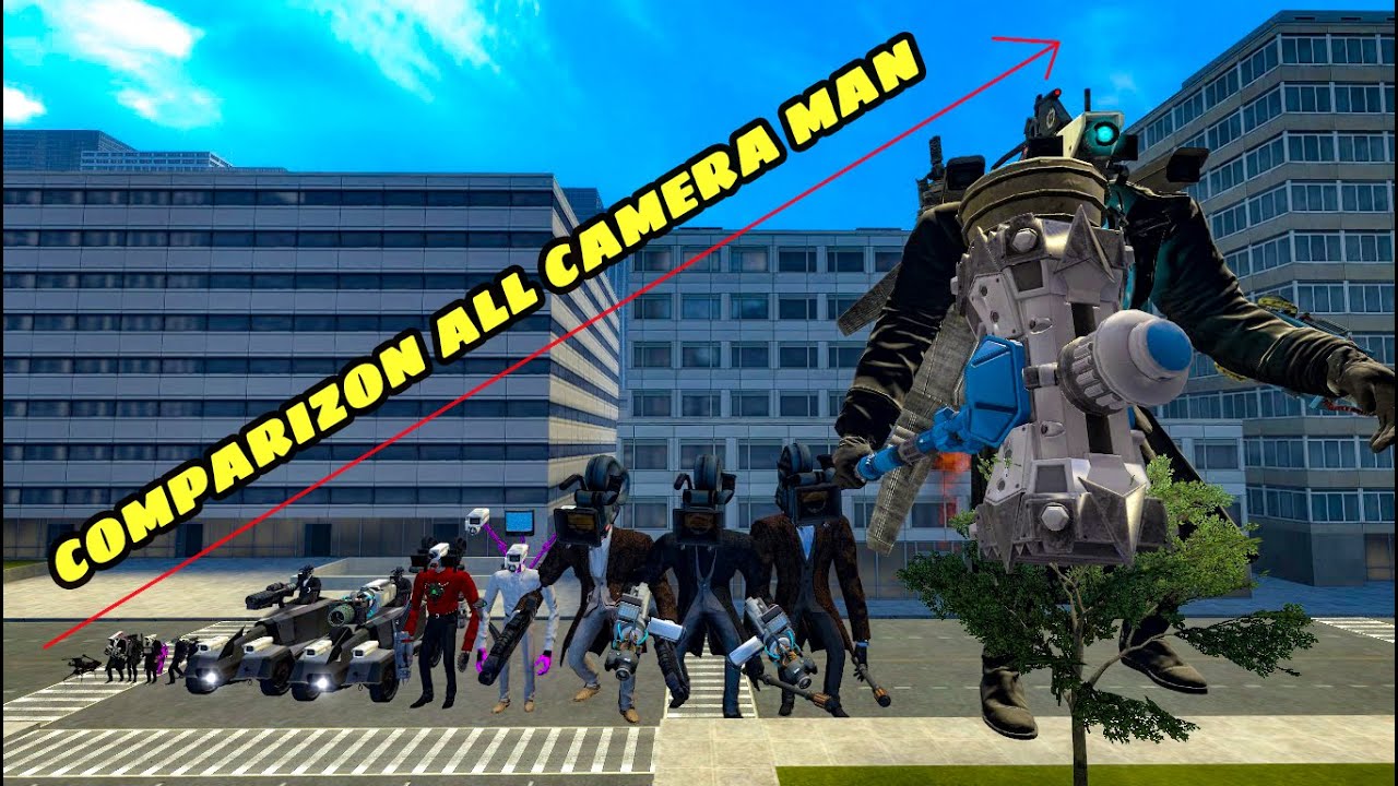 RIVIEW ALL CAMERA MAN DI GARRY MOD - YouTube