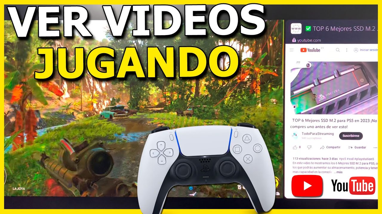 Cómo VER VIDEOS de YouTube MIENTRAS JUEGAS en PS5 | Tutorial Muy Fácil ...