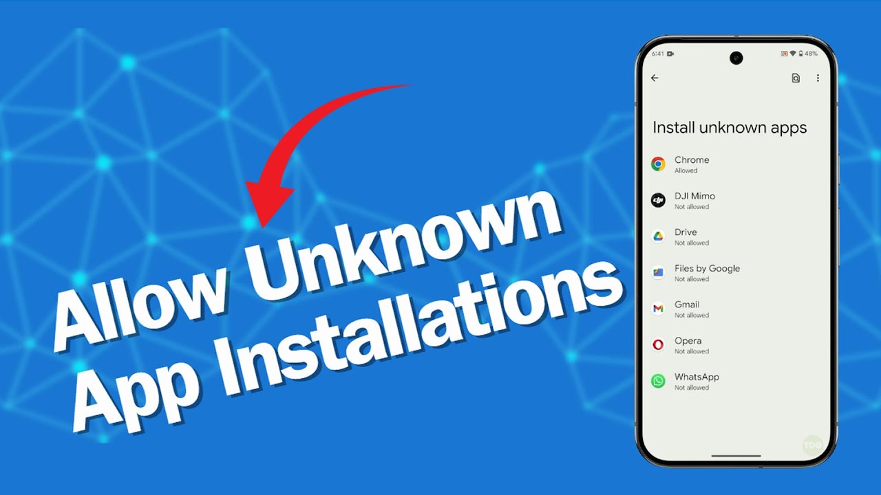 How To Allow Unknown Apps Installation On Google Pixel 9 - YouTube