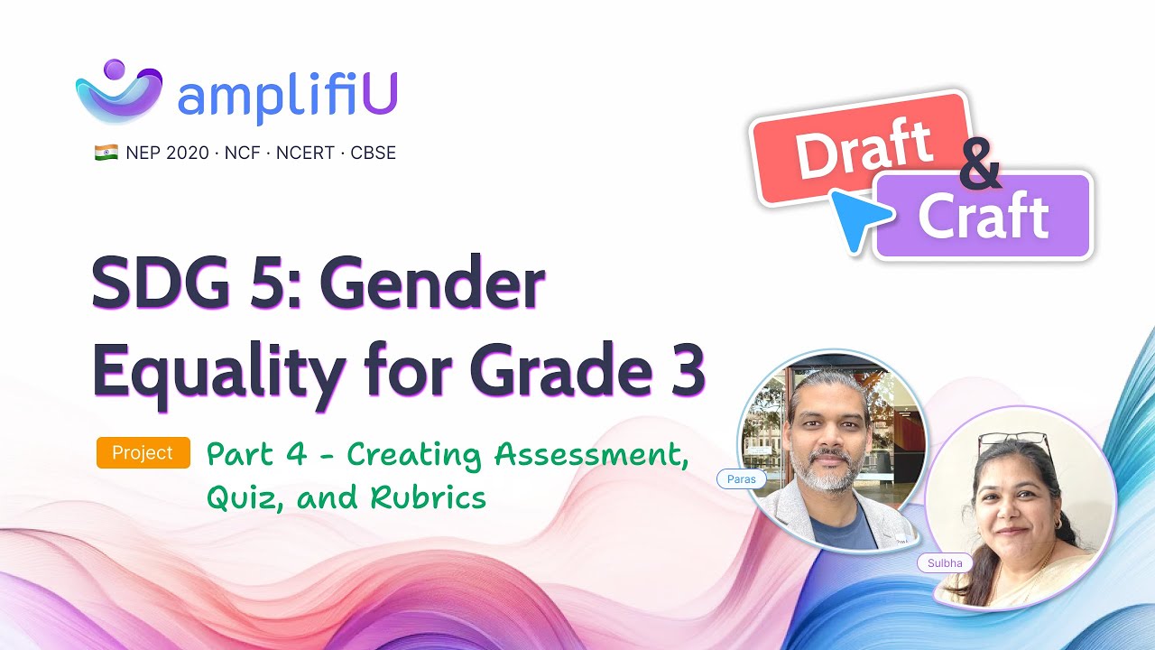 Draft & Craft | SDG 5: Gender Equality Project - Part 4 | Creating ...