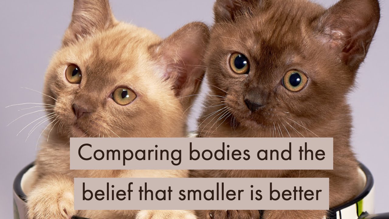 Comparing bodies and the belief that smaller is ”better” - YouTube
