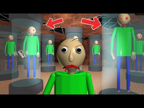 BALDİ'NİN Korkunç KLON Fabrikasına Tekrar Gittim! (1000 Tane BALDİ Var) 😱#baldisbasics