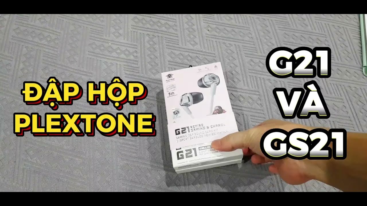 Đập hộp tai nghe plextone g21 và soundcard gs21, thiết kế mới siêu đẹp ...