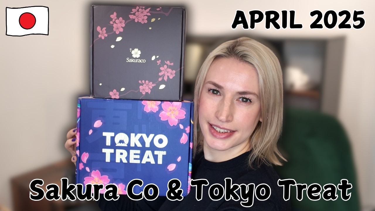 Sakura Co & Tokyo Treat April 2025 | Japanese Snack Box - YouTube