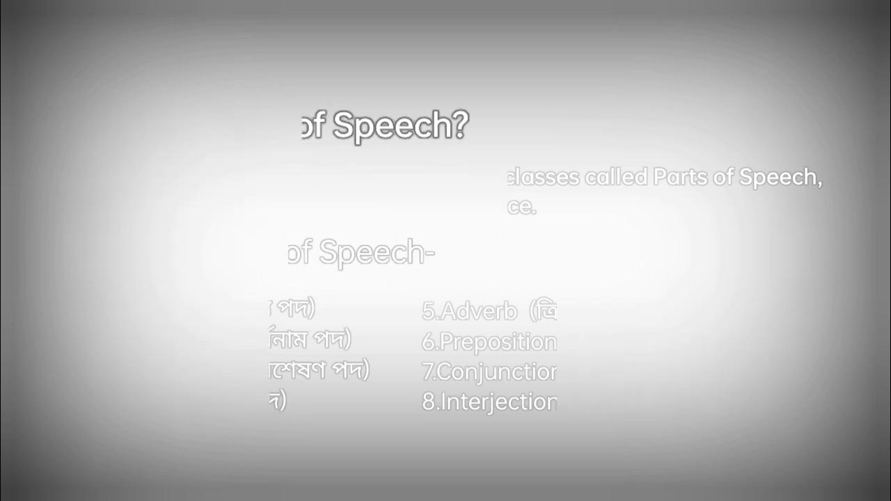 Parts Of Speech In English Grammar With Examples YouTube parts-of-speech-in-english-grammar-with-examples-youtube