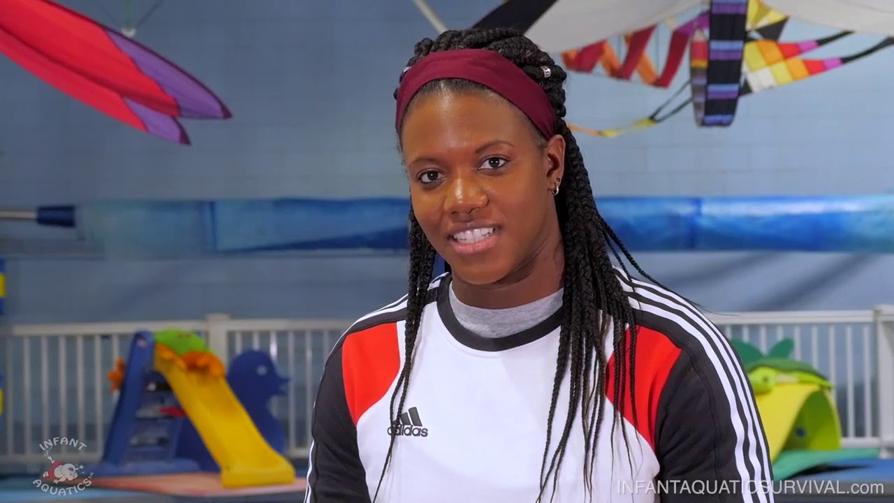 Cherelle Thompson Instructor in Infant Aquatics - YouTube