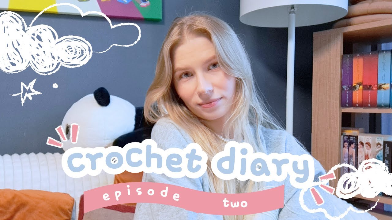 CROCHET DIARY ep 2 ~ easter coasters | MoniKim - YouTube