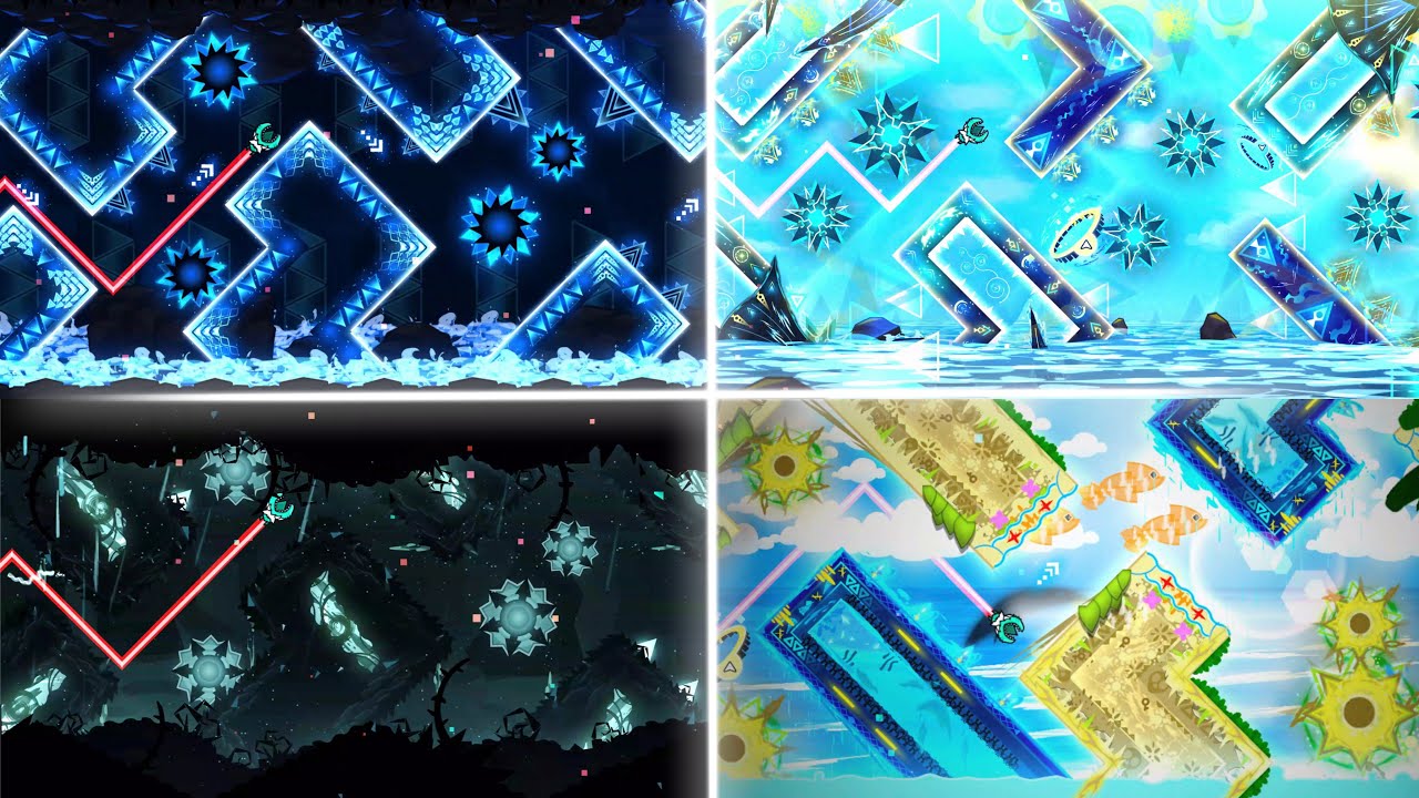 Every TIDAL WAVE Remake in Geometry Dash - YouTube