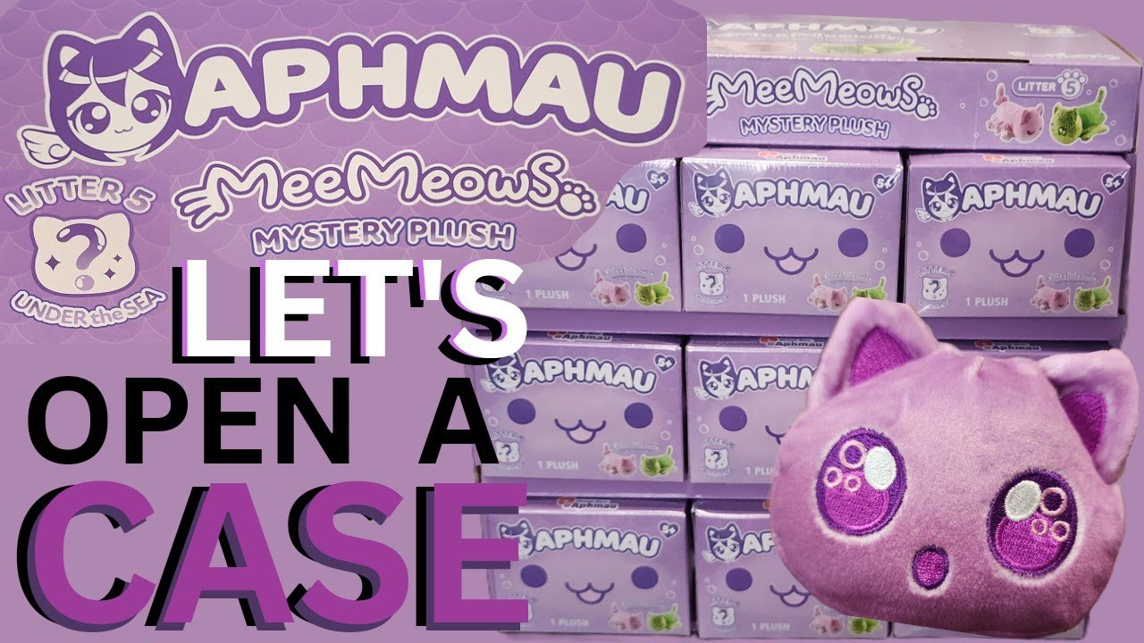 Aphmau MeeMeows Under The Sea Unboxing My First Full Case of Litter 5 ...