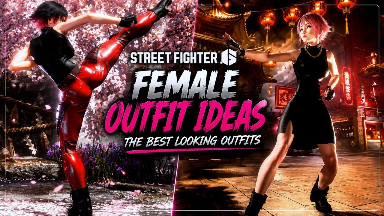 Street Fighter 6 female outfit ideas - the best looking outfits - YouTube