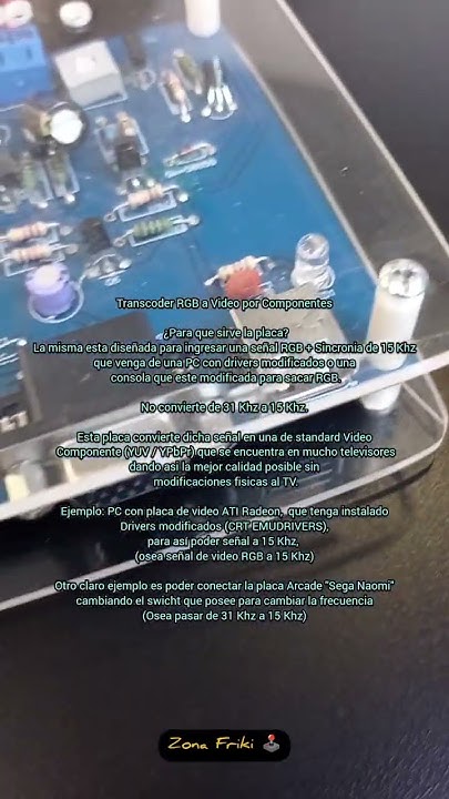 Transcoder RGB a Video por Componentes - YouTube