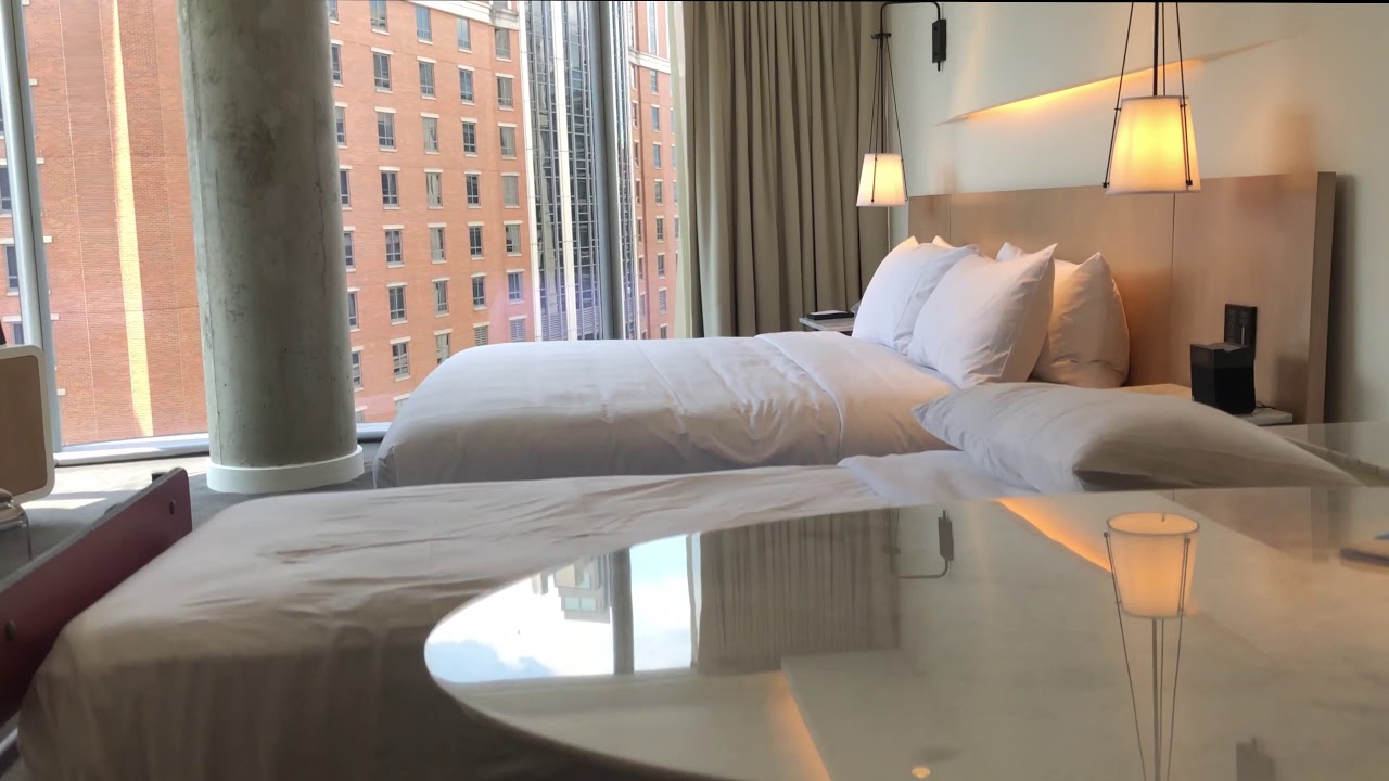 CONRAD Hilton Hotel, Washington D.C. 2019 ROOM 609 Suite review - YouTube