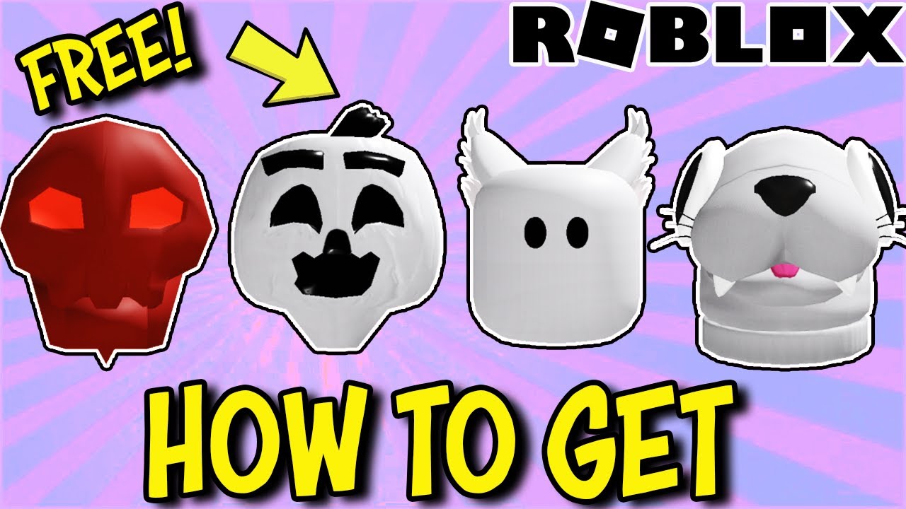 *FREE HEADS* How To Get ANIMAL EARS, SCRUFFY SOCK PUPPET, PUMPKIN KID ...
