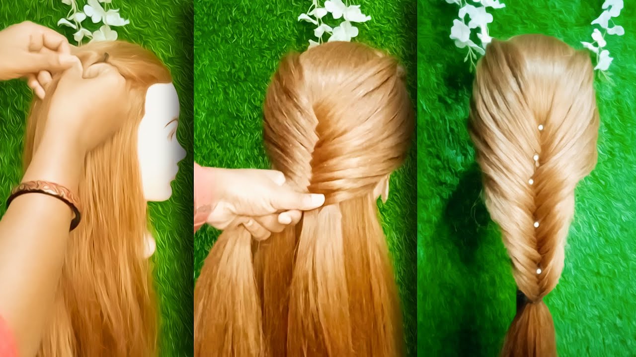Choti hairstyles / Easy hairstyle for long hair/ Braided hairstyle ...