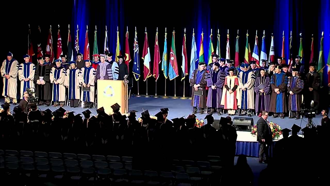 Winter 2015: Graduate Commencement Ceremony - YouTube