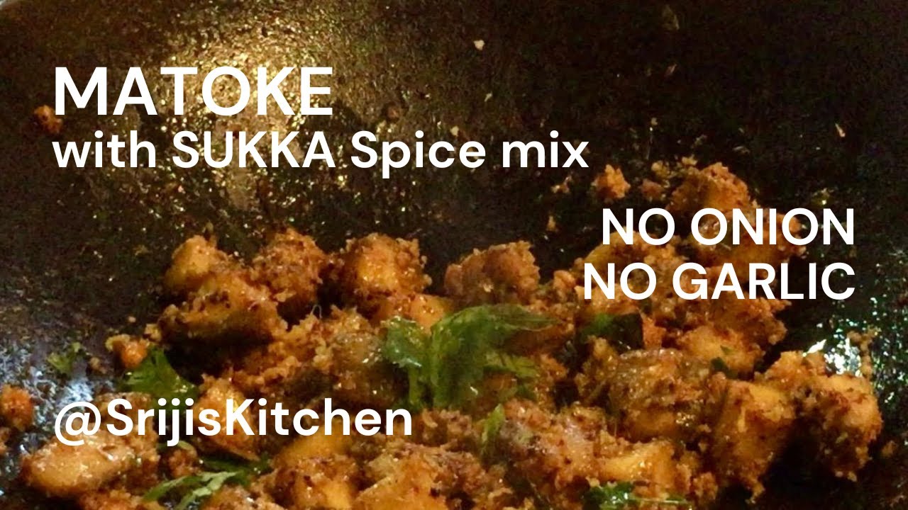 MATOKE with SUKKA Spice mix | NO ONION | NO GARLIC | kacha Kela | raw ...