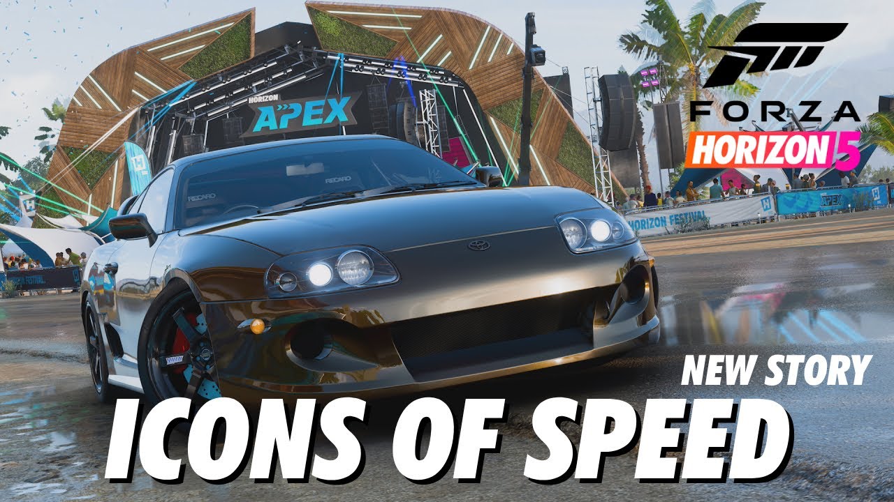 FORAZ HORIZON 5 NEW STORY! ICONS OF SPEED - YouTube