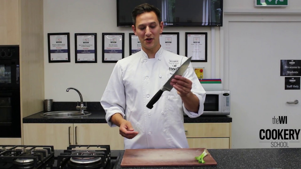 The WI Cookery School presents: How to use a chef's knife - YouTube
